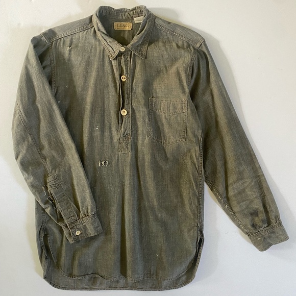 Levi's | Shirts | Levis Vintage Clothing Lvc Pop Over Miner Shirt 92 ...